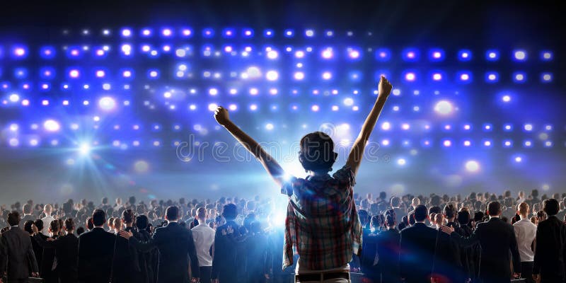 Performer on stage stock photo. Image of glory, show - 59708144