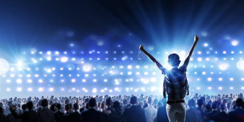 Performer on stage stock image. Image of concert, opera - 57164825