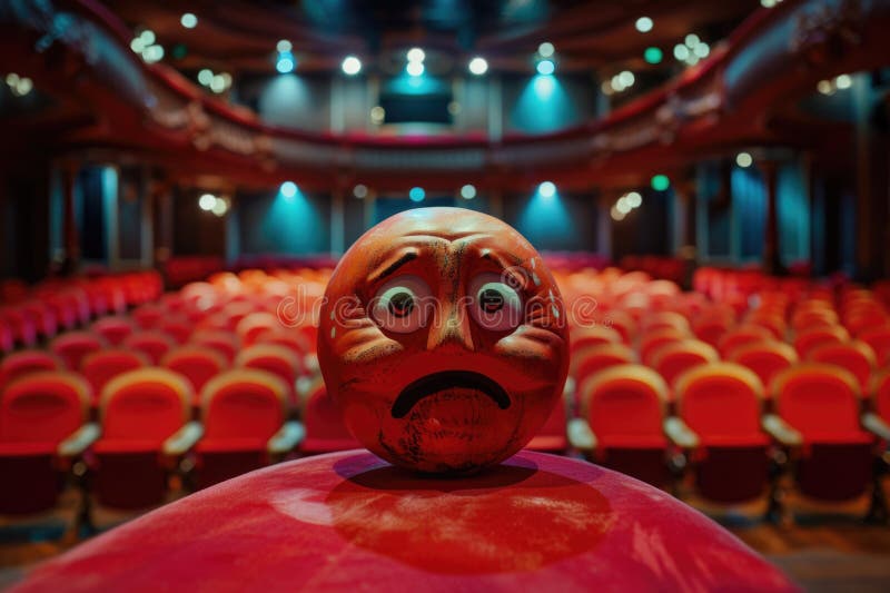 Performer at Theater: Comedy Performance Stock Image - Image of circus ...