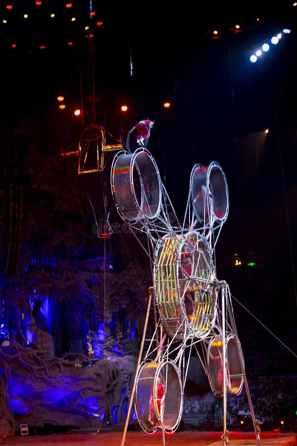 Chimelong International Circus, Guangzhou, Guangdong, China Editorial ...