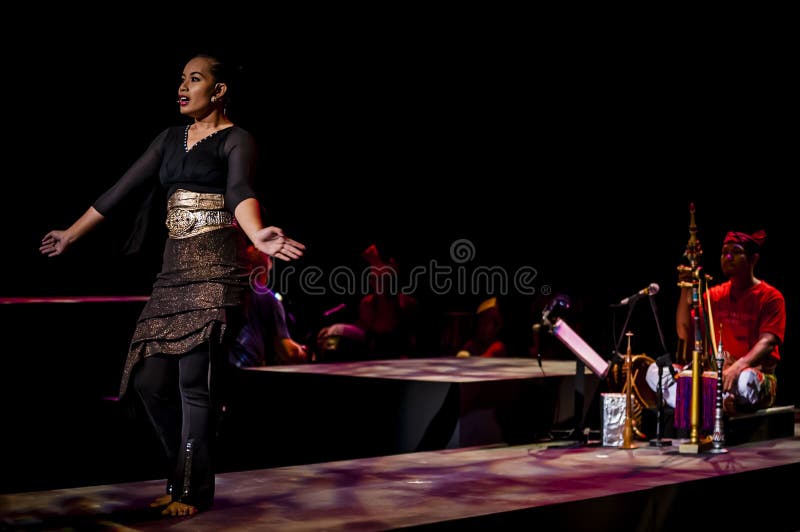 Performing Arts in Dark Studio Editorial Stock Photo - Image of lights ...