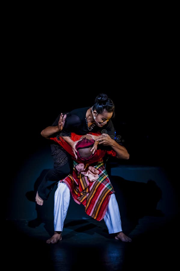 Performing Arts in Dark Studio Editorial Stock Photo - Image of ...