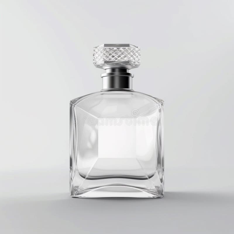 Perfume Bottle with Attractive Design without Brand Isolated in White ...
