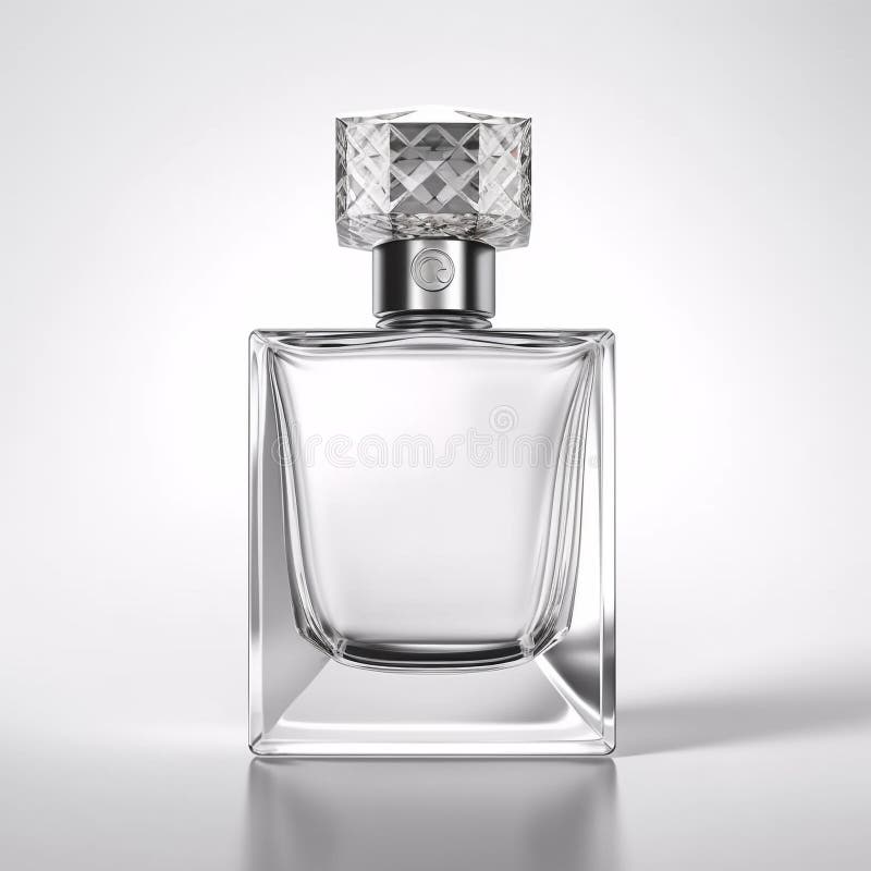 Perfume Bottle with Attractive Design without Brand Isolated in White ...