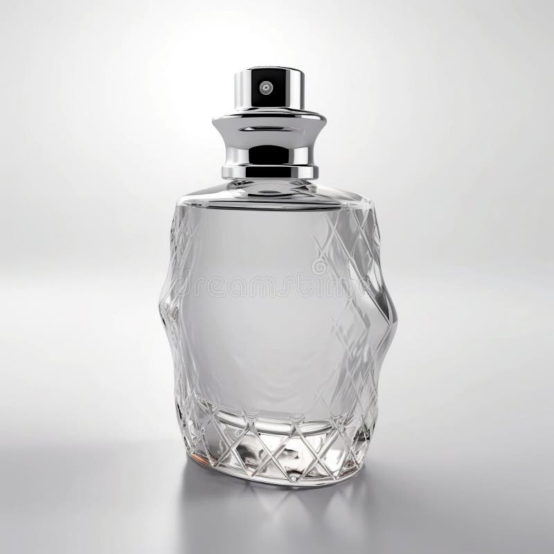 Perfume Bottle with Attractive Design without Brand Isolated in White ...