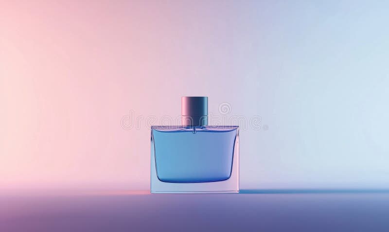 Perfume Bottle, Elegant Design, Soft Gradient Background, Modern ...
