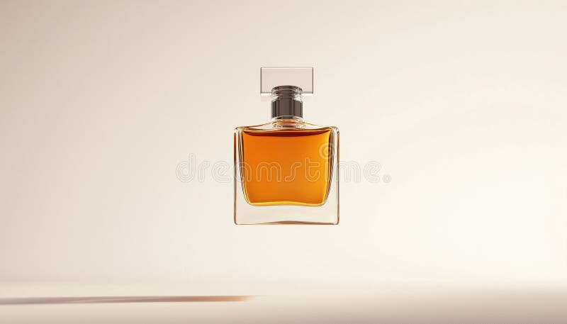 Perfume Bottle Floating in Mid Stock Image - Image of essence, smell ...