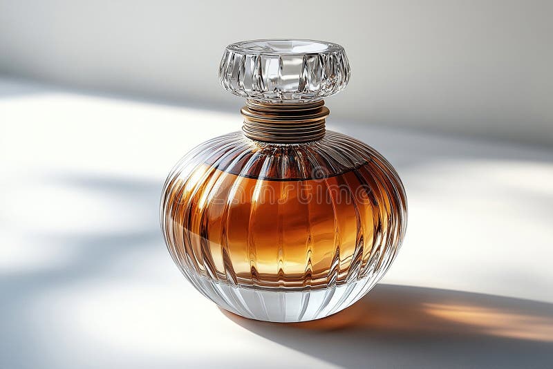 Perfume Bottle with Glossy on Its Glass Surface, Conveying Elegance and ...