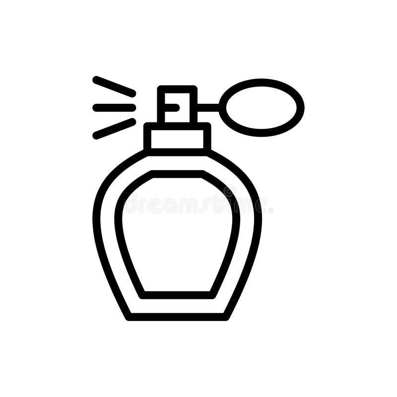 Perfume Bottle Icon Flat Vector Template Design Trendy Stock Vector ...