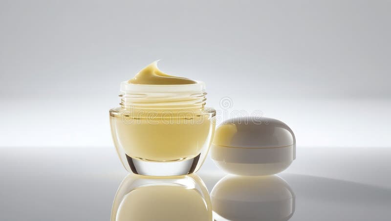 Perfume Bottle Mockup Design with Yellow Liquid Stock Illustration ...