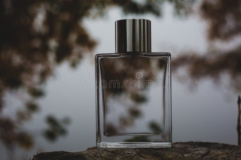 Perfume on Nature Background Stock Photo - Image of close, shiny: 252627330