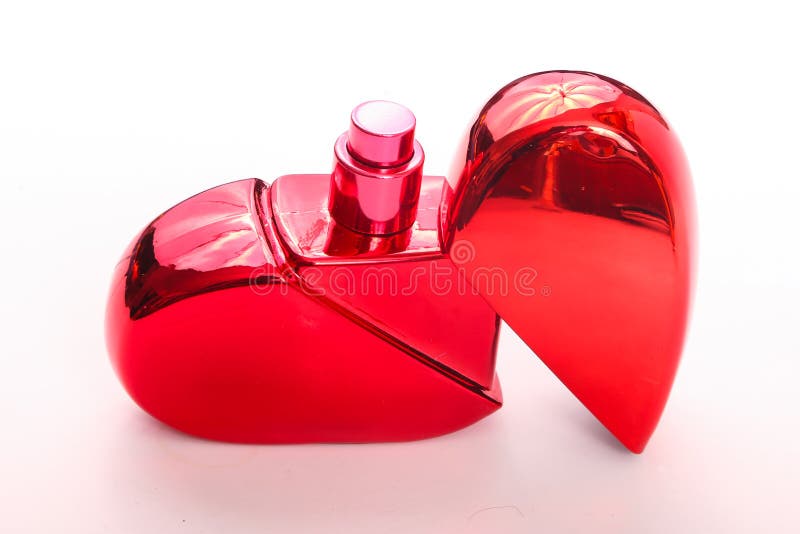 Red Perfume for Modern Women Stock Image - Image of fragrance, holding ...
