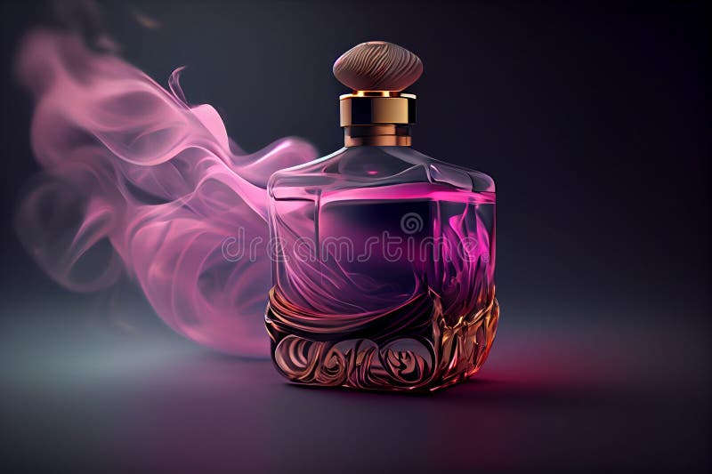 Dark Pink Bottle Perfume Stock Illustrations – 226 Dark Pink Bottle ...