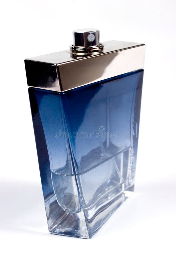 Perfume Bottle with Reflection Stock Photo - Image of isolated ...
