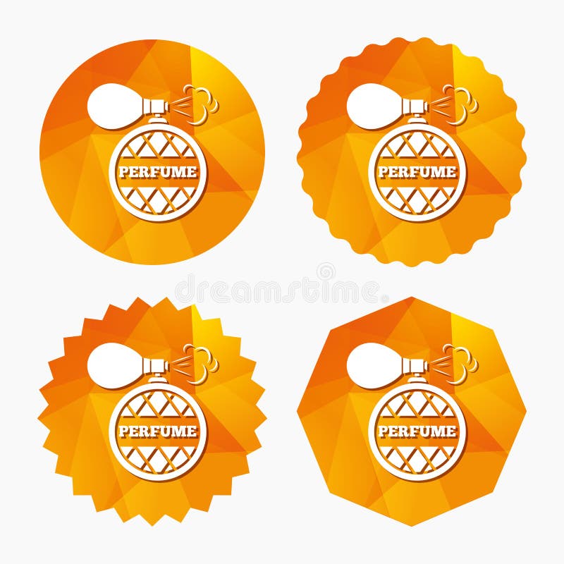 Perfume Bottle Sign Icon. Glamour Fragrance. Stock Vector ...