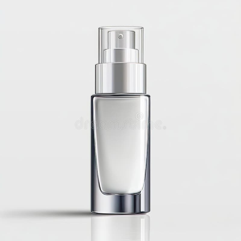 Perfume Bottle Template for Ads or Magazine Background. 3D Realistic ...