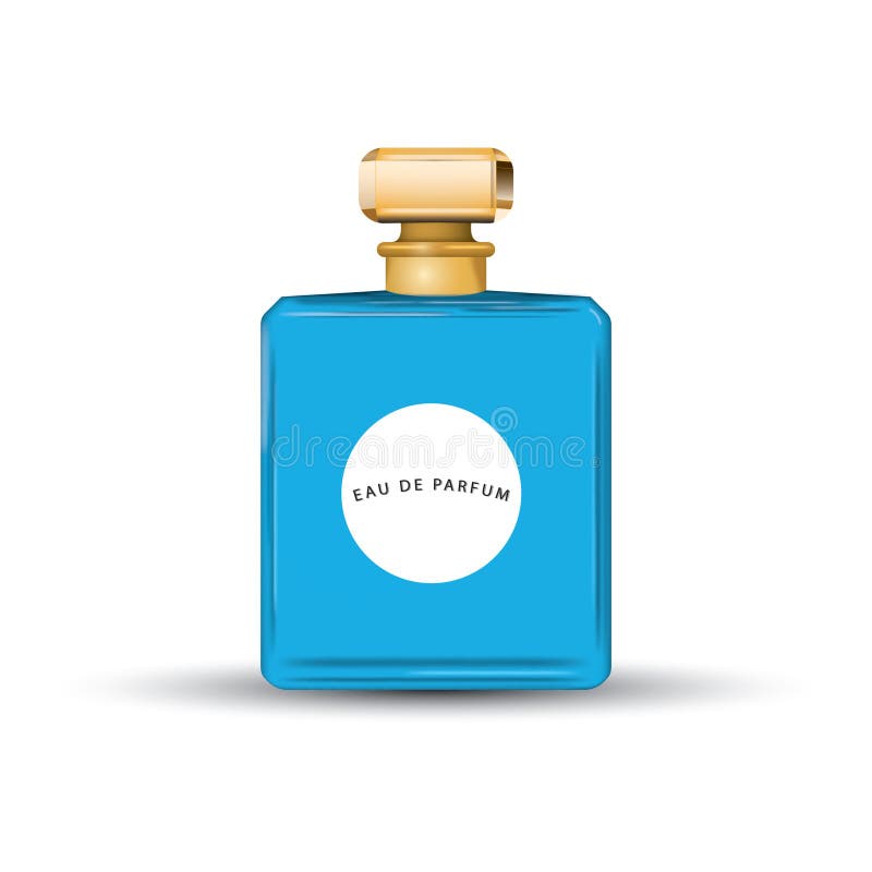 Perfume Bottle. Vector Illustration Decorative Design Stock Vector ...