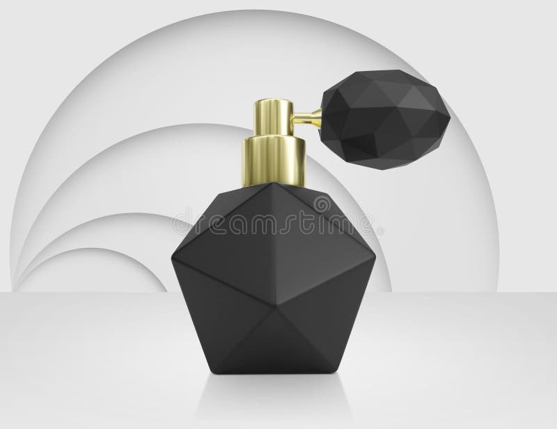 Perfume Bottle on a White Room with Abstract Background Editorial Photo ...
