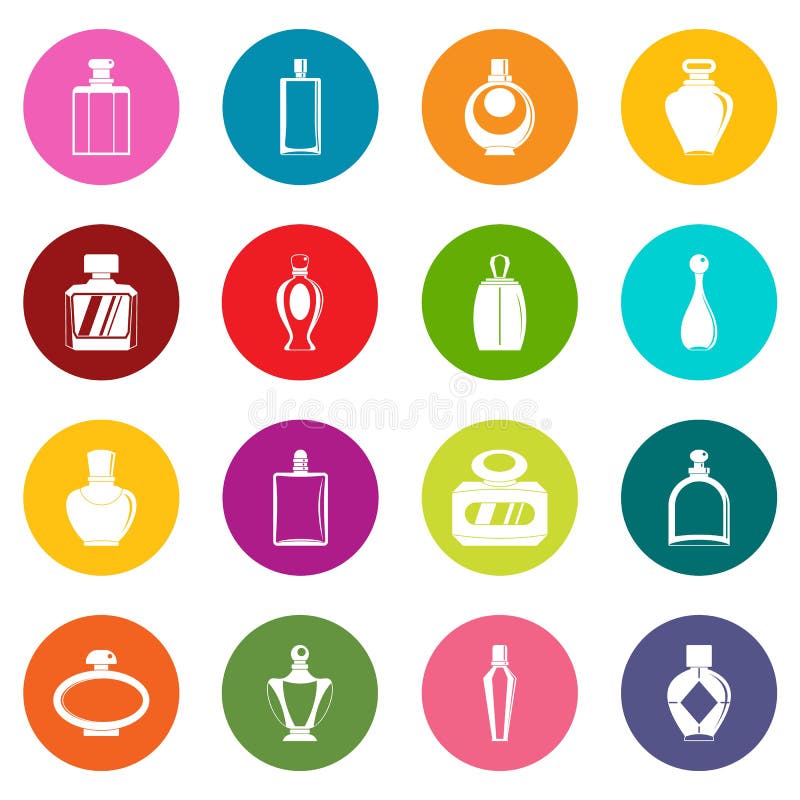 Perfume Bottles Logo Icons Set, Simple Style Stock Vector ... Perfume Bottles Logo Icons Set, Simple Style Stock Vector ...