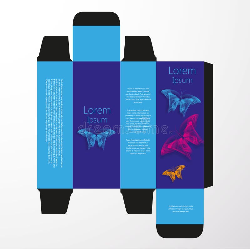 Perfume box design stock vector. Illustration of board - 38338486