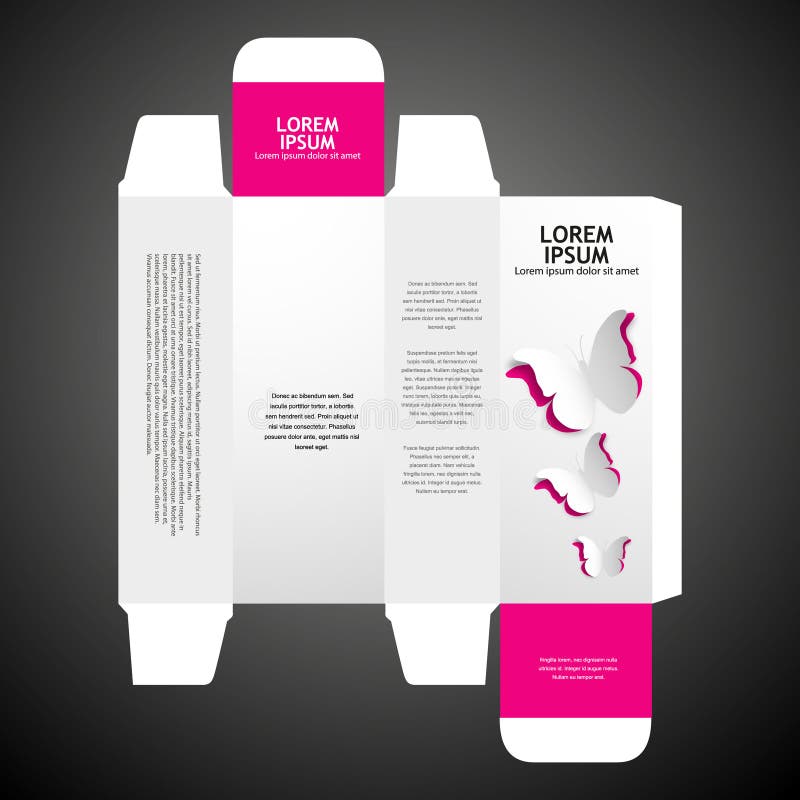 Perfume box design stock vector. Illustration of grey - 35920106