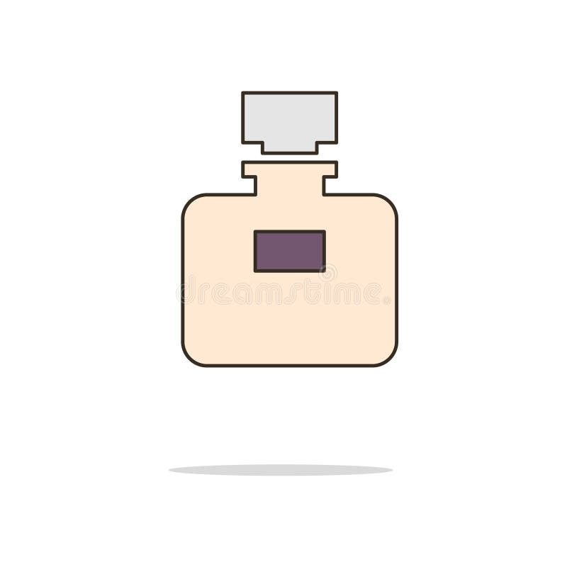 Perfume Color Thin Line Icon.Vector Illustration Stock Illustration ...