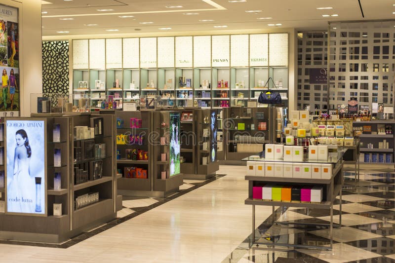 Perfume or Scent Department. Editorial Stock Image - Image of shop ...