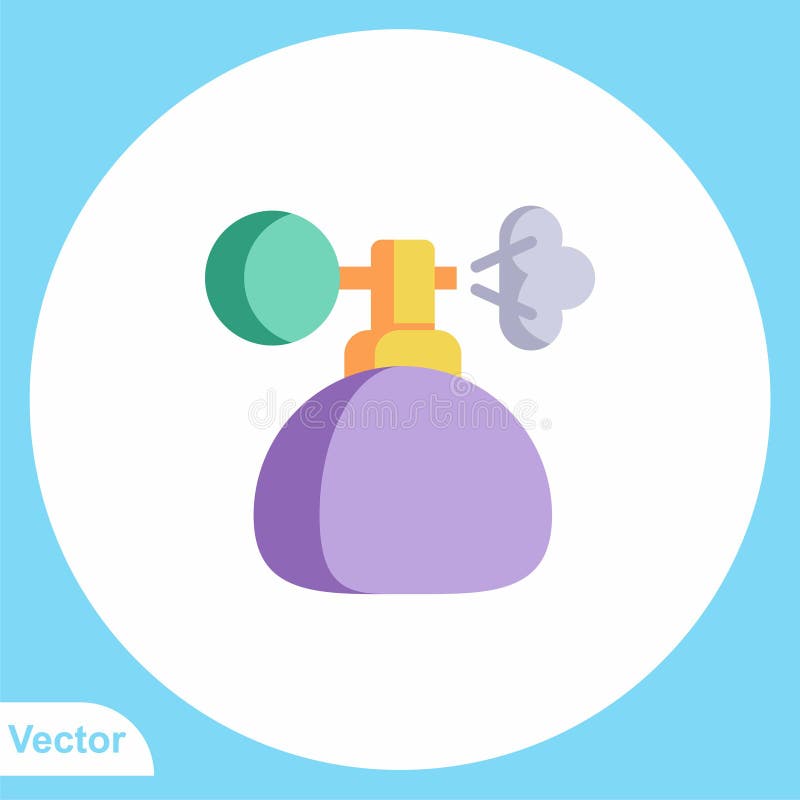 Perfume Flat Vector Icon Sign Symbol Stock Illustration - Illustration ...