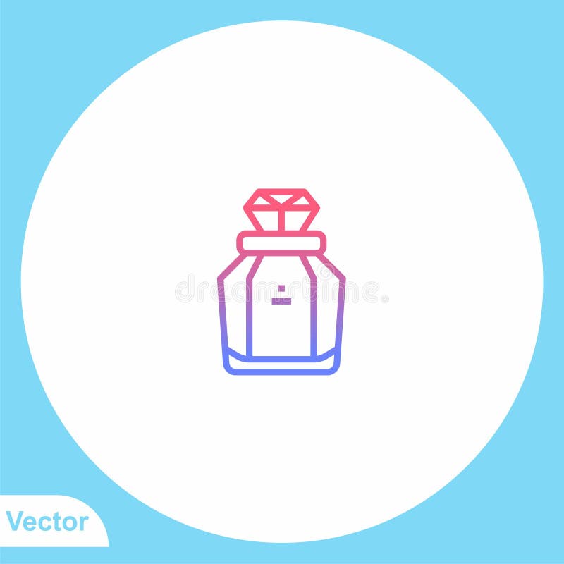 Perfume Flat Vector Icon Sign Symbol Stock Illustration - Illustration ...