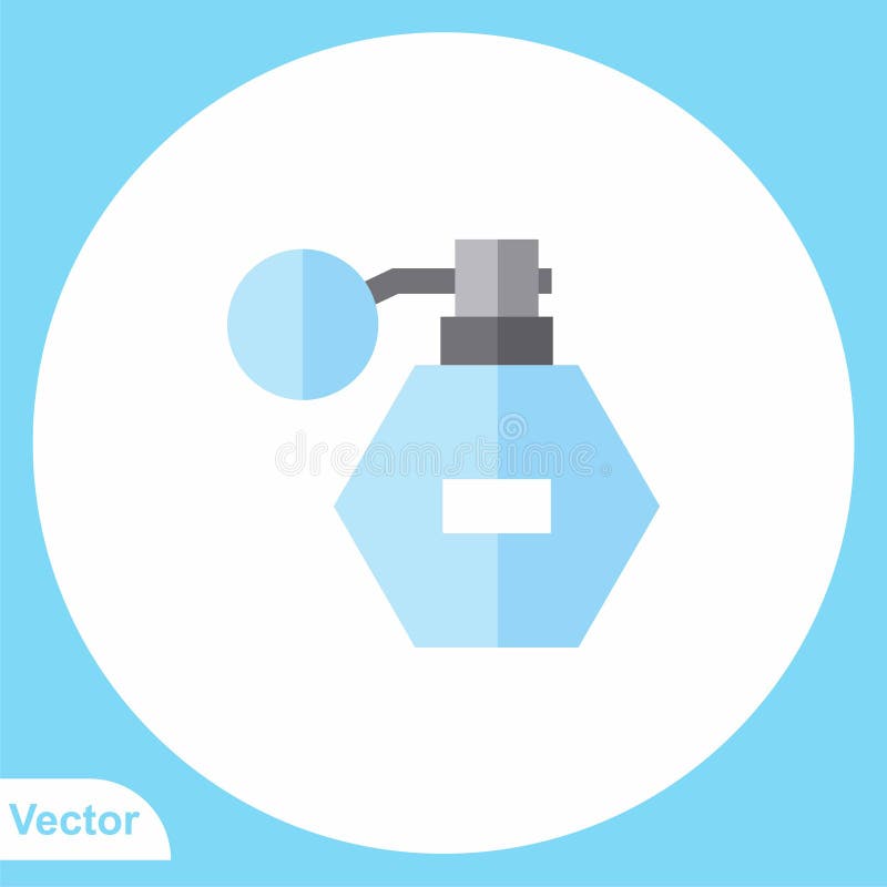 Perfume Flat Vector Icon Sign Symbol Stock Illustration - Illustration ...