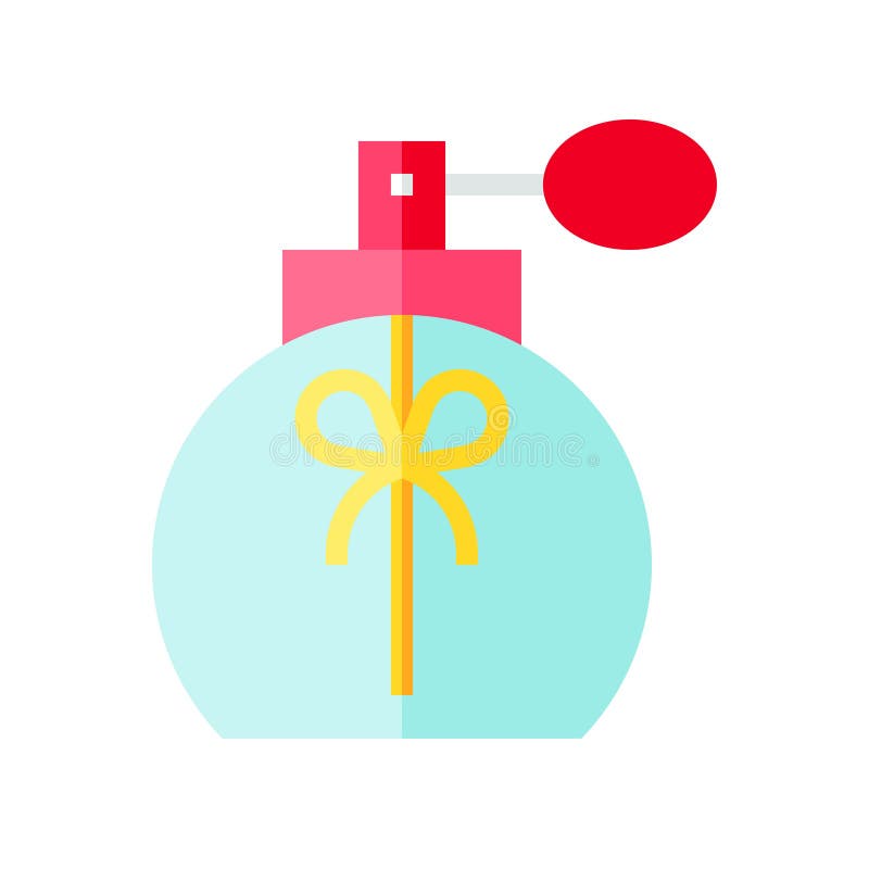 Perfume for Gift Vector Illustration, Flat Style Icon Stock Vector ...