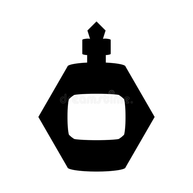 Perfume icon on white stock vector. Illustration of scent - 260933442
