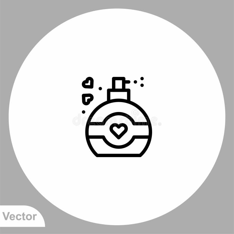 Perfume Vector Icon Sign Symbol Stock Illustration - Illustration of ...