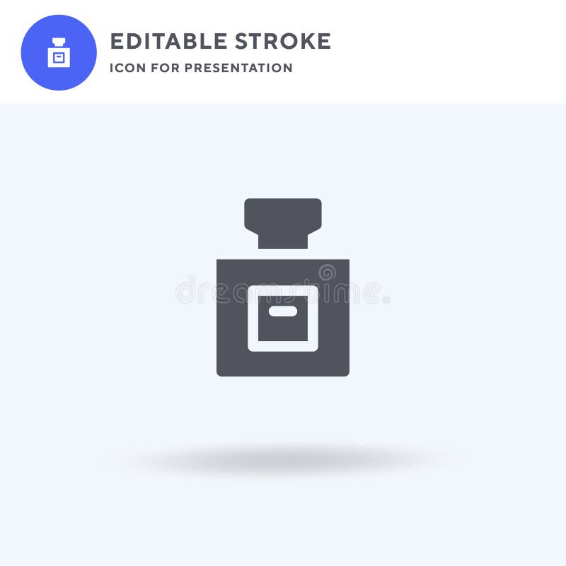 Perfume Icon Vector, Filled Flat Sign, Solid Pictogram Isolated on ...