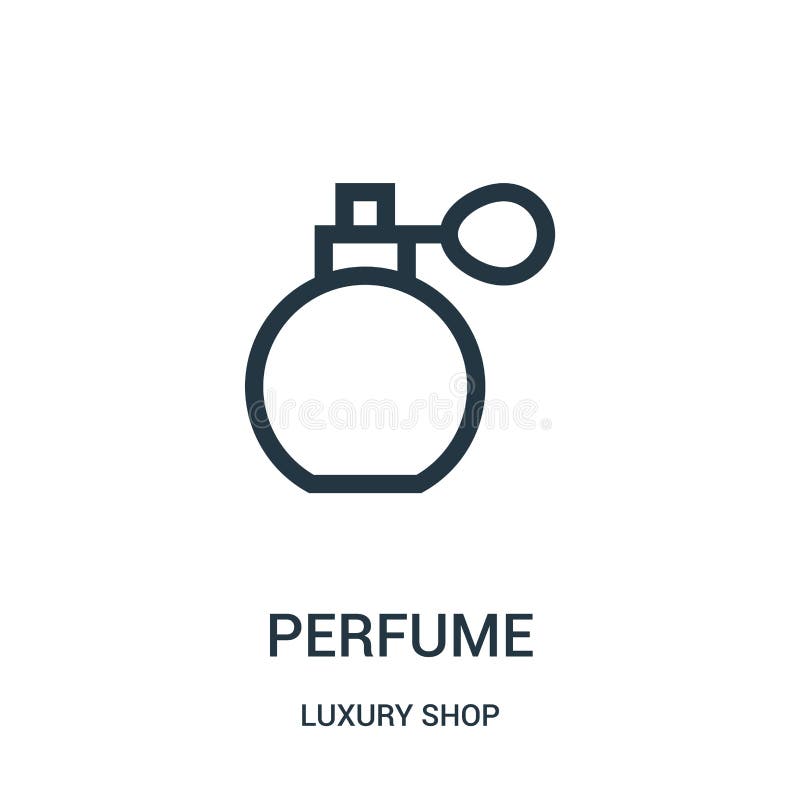 Perfume Icon Vector from Luxury Shop Collection. Thin Line Perfume ...