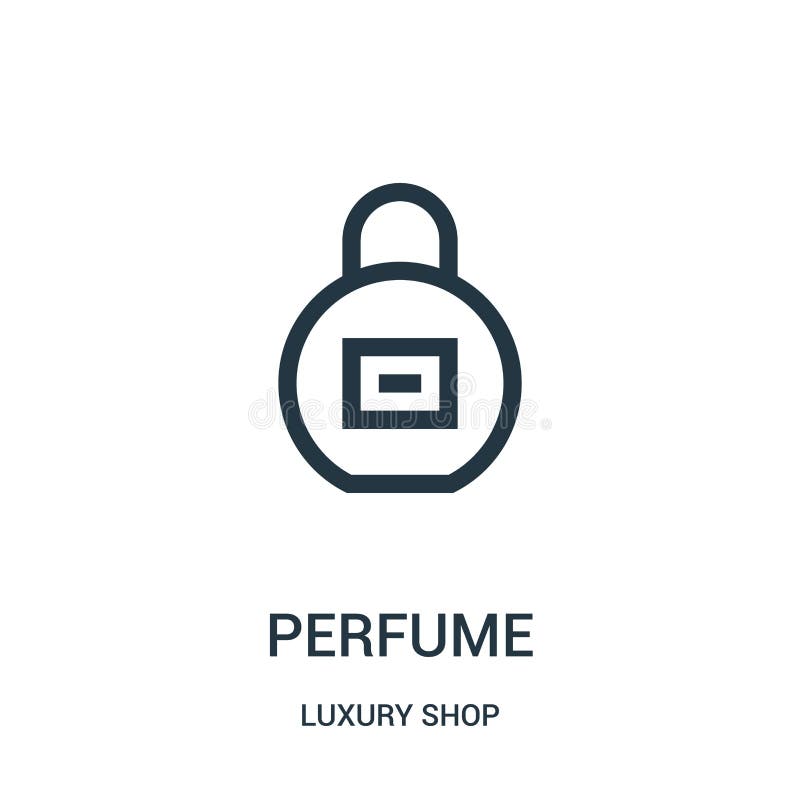 Perfume Icon Vector from Luxury Shop Collection. Thin Line Perfume ...