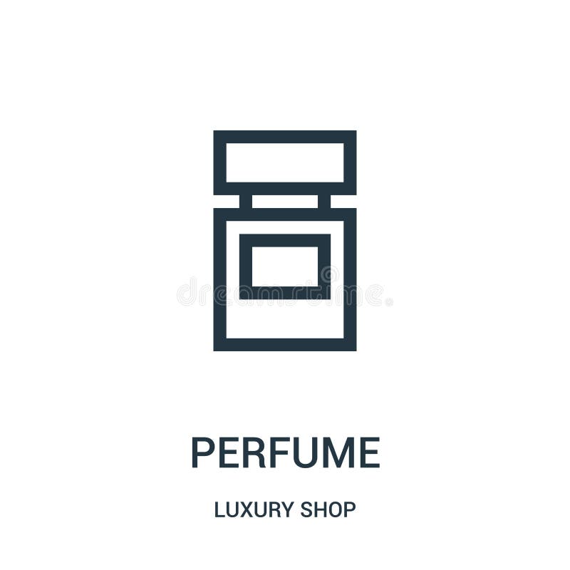 Perfume Icon Vector from Luxury Shop Collection. Thin Line Perfume ...