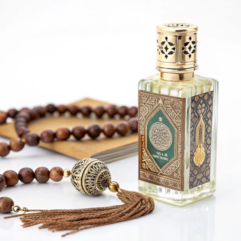 Perfume Islamic Element Isolated on White Background Stock Illustration ...