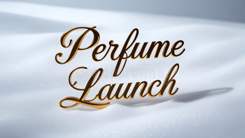 Perfume Launch Atop a Smooth Backdrop, Highlighting an Upscale ...