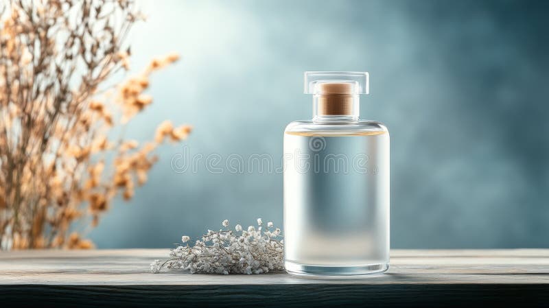 Perfume Making, Perfume Bottles and Ingredients on a Wooden Table in a ...