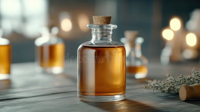 Perfume Making Process, a Perfumers Lab with Soft Warm Light Features ...