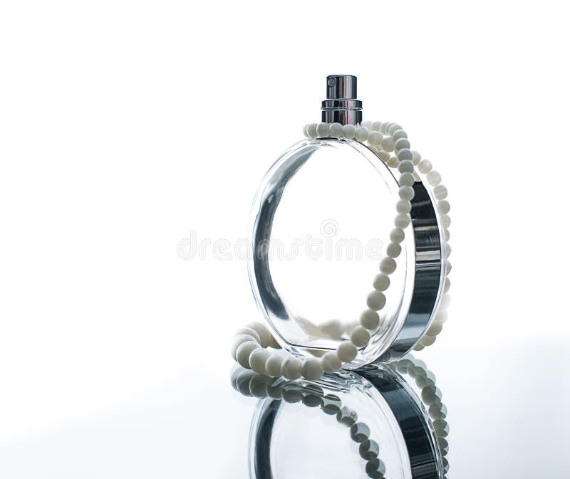 Perfume and pearls stock photo. Image of spice, unpleasant - 58207548
