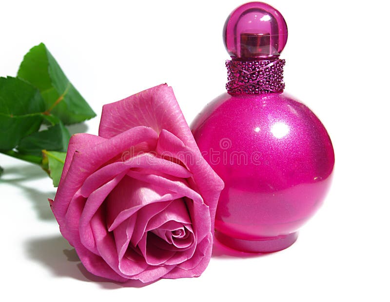 Perfume and rose stock image. Image of care, aromatic - 20946785