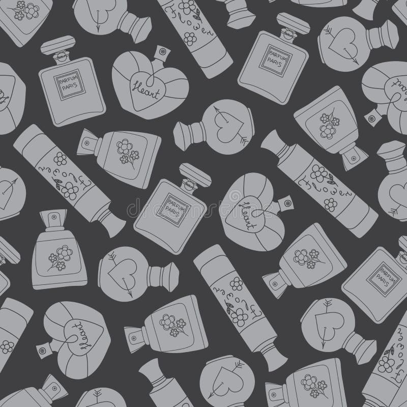 Perfume Seamless Pattern Background Stock Vector - Illustration of ...