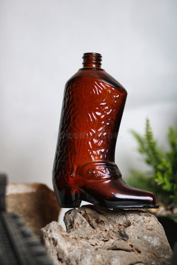 Perfume in the Shape of a Boot and Various Objects Stock Image - Image ...