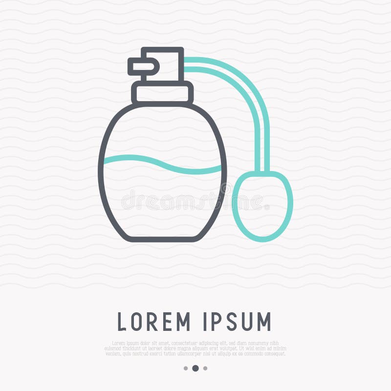 Perfume Spray Logo in Gold Color for Beauty and Cosmetic Brand Stock ...