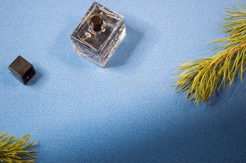 Perfume Spray Bottles on a Minimalist Background Stock Image - Image of ...