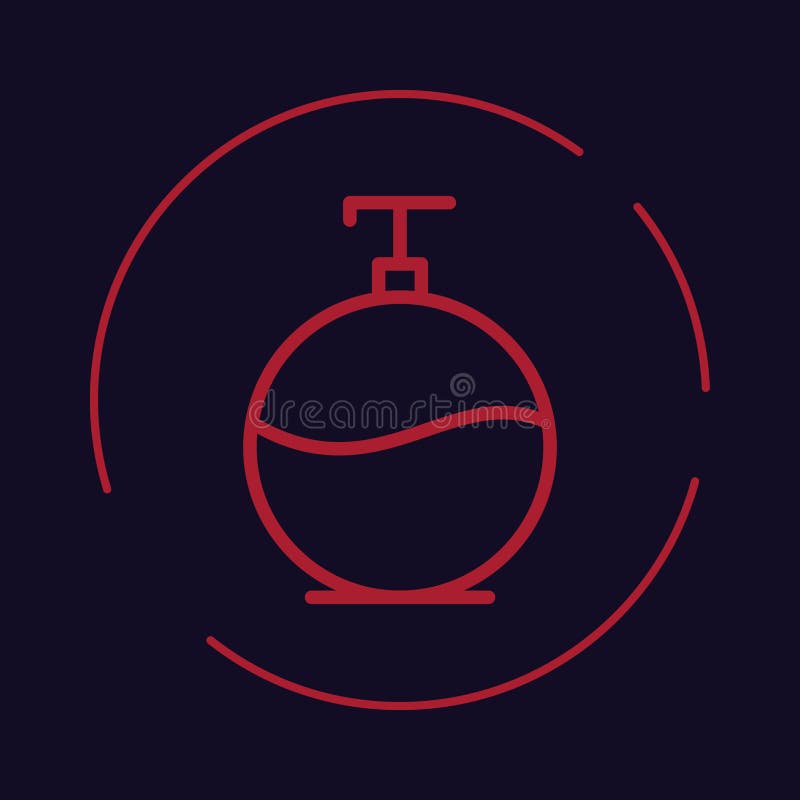 Perfume Spray Logo in Gold Color for Beauty and Cosmetic Brand Stock ...