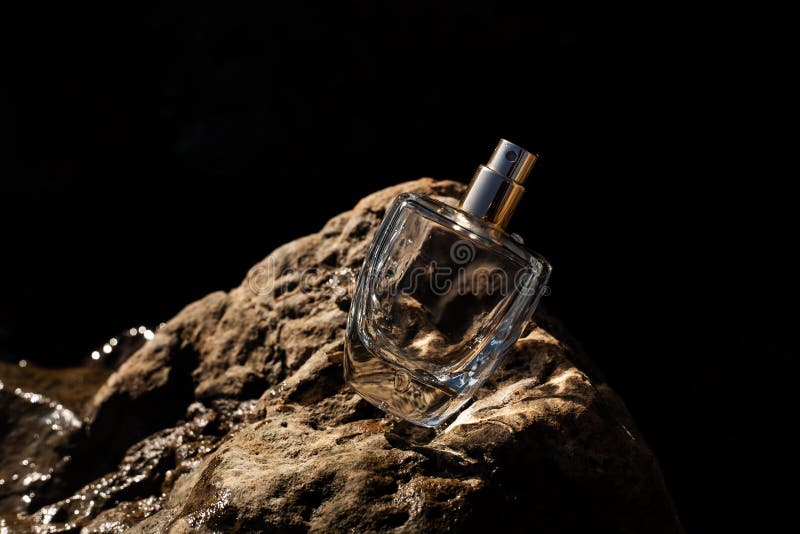 Perfume on stone stock image. Image of beauty, sprayer - 132939499