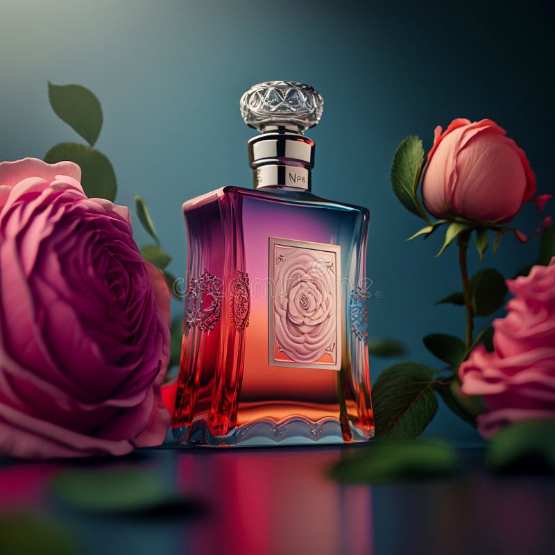 The Perfume of a Sweet Rose, Generative AI Stock Illustration ...